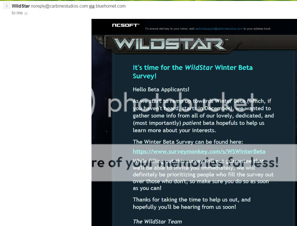 【情報】冬季Beta來臨，請先填問卷表格 @WildStar （暫譯：狂野之星） 哈啦板 - 巴哈姆特